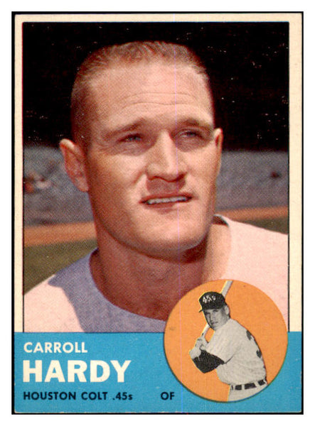 1963 Topps Baseball #468 Carroll Hardy Colt .45s EX 464588 | Kit Young ...