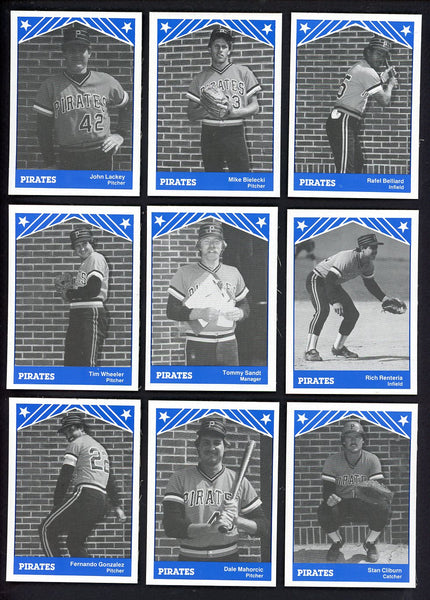 1983 TCMA Lynn Pirates Complete Set John Lackey 543556 | Kit Young Cards