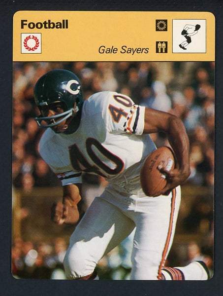 1977 Sportscaster Gale Sayers Bears EX-MT 415200 | Kit Young Cards